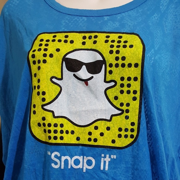 Tops | Cool Snapchat Snap It Tshirt | Poshmark